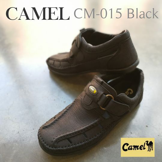 รองเท้าหนัง Camel รุ่น CM-015 สีดำ – Official Buddy Shop